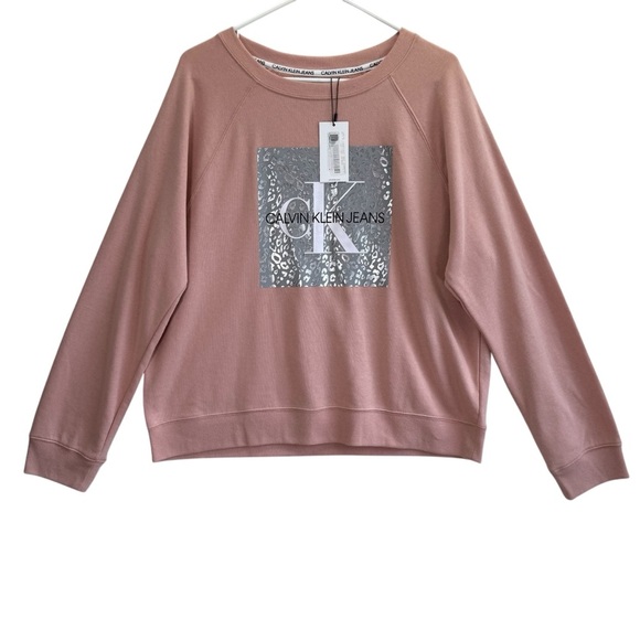 Calvin Klein | Tops | Calvin Klein Womens Apricot Sweatshirt Size Xl ...